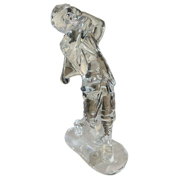Waterford | Art | Waterford Solid Crystal Male Golfer Collectible ...